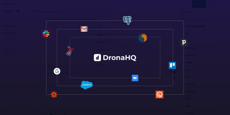 Managing instant integration with Database Connectors - DronaHQ