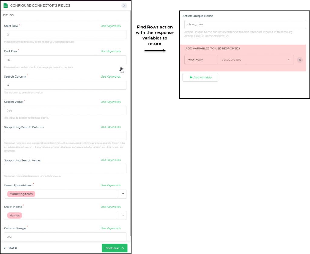 Build an app on top of Google Sheets - DronaHQ