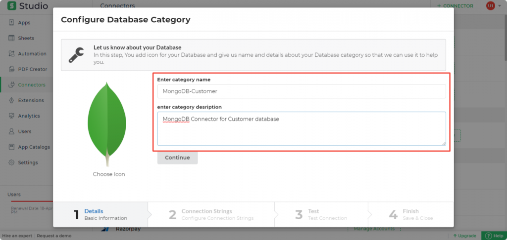 How to build an interactive MongoDB Admin Panel - DronaHQ
