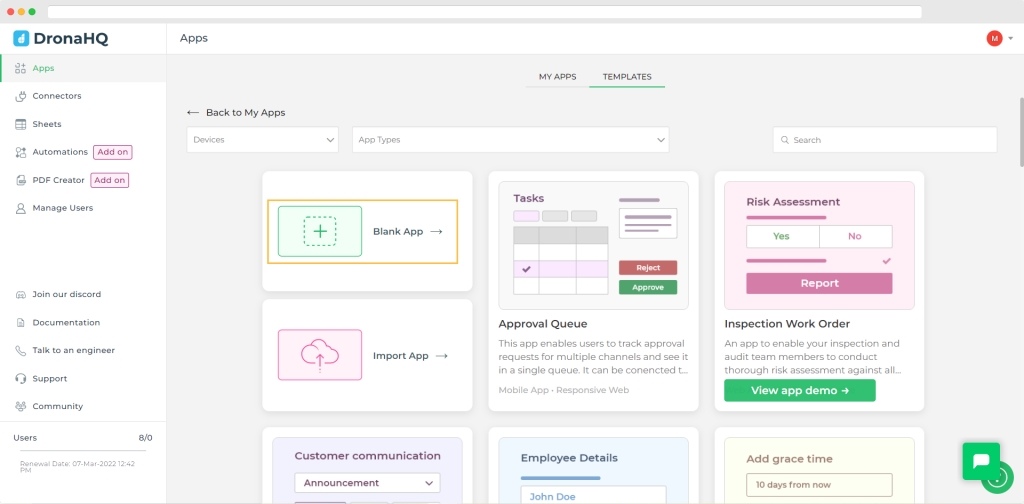 Building a snowflake dashboard - DronaHQ