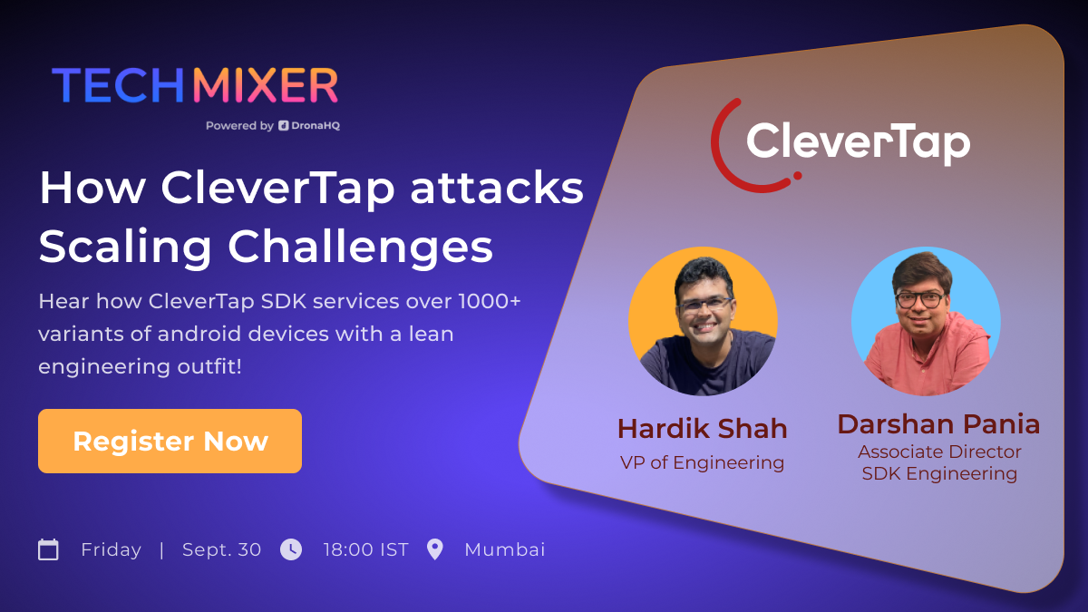 Tech Mixer: Session #2 - DronaHQ