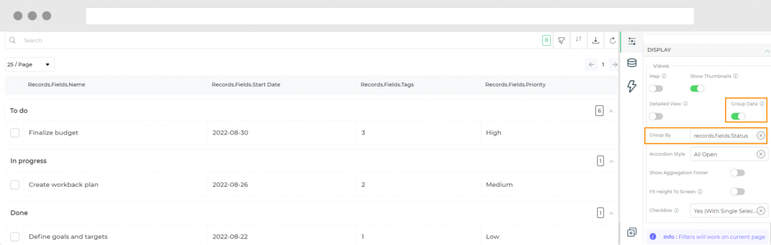 Flexibly create Airtable Reports for your use case