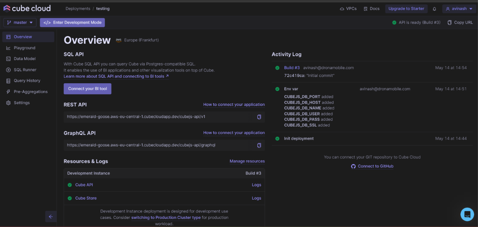 Building Internal Dashboard on DronaHQ using Cube - DronaHQ