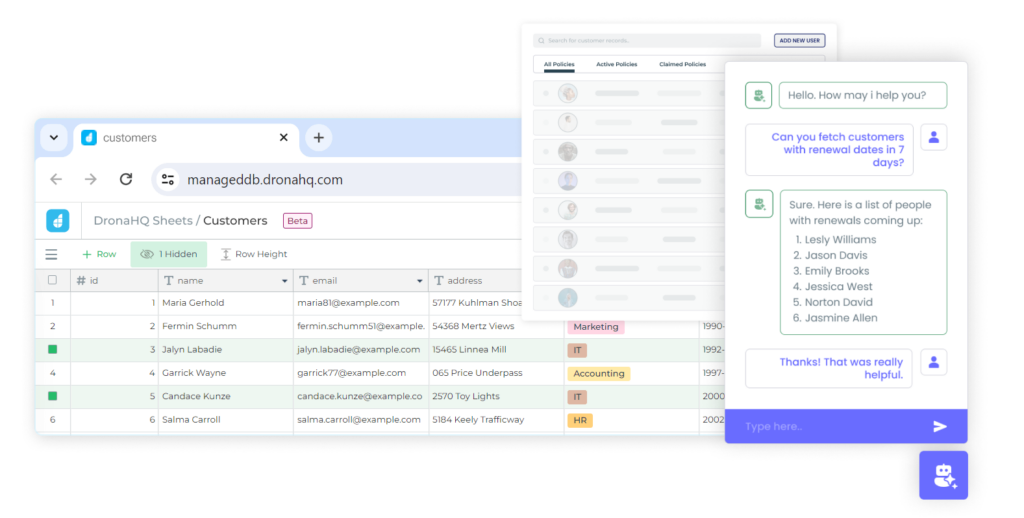 Introducing DronaHQ-hosted SQL Database for Low-code Apps