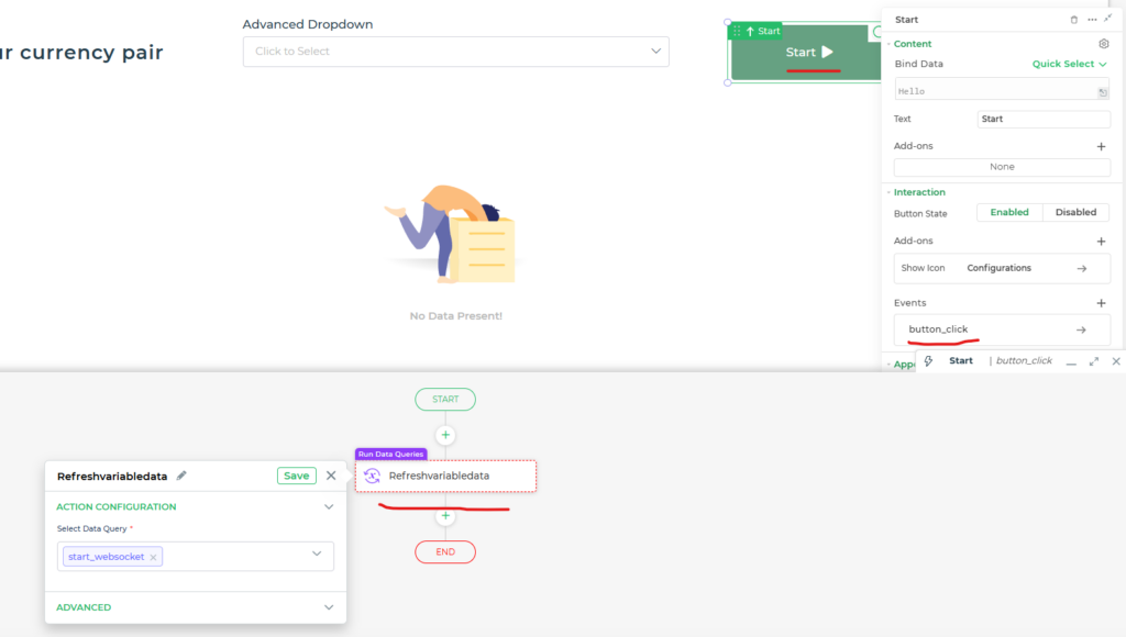 Using WebSocket in DronaHQ to build interactive applications