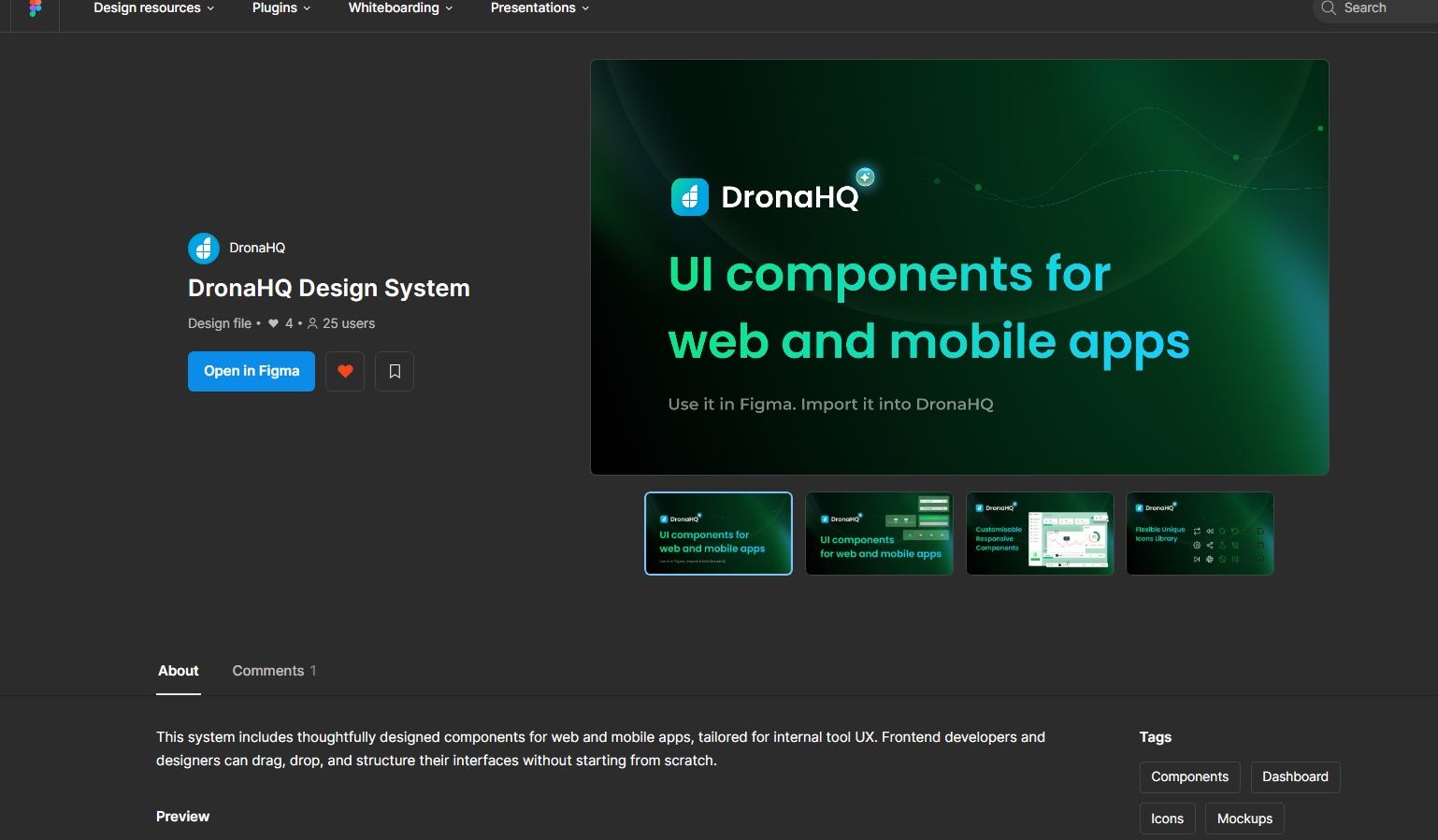 Design system to build internal apps with Figma + DronaHQ